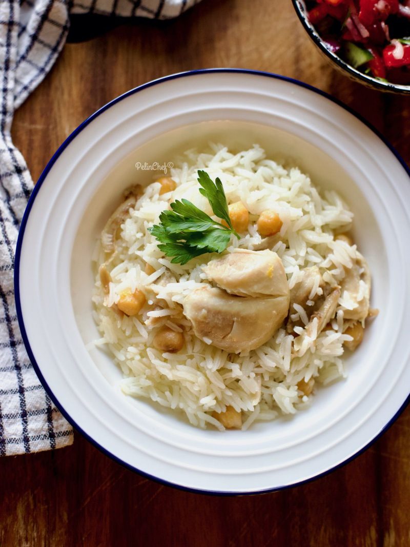 Tavuklu Nohutlu Pilav - PelinChef